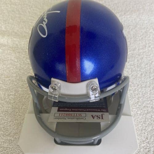 Lawrence Taylor Signed Autographed New York Giants Mini Helmet Jsa Coa - Autographed NFL Mini Helmets