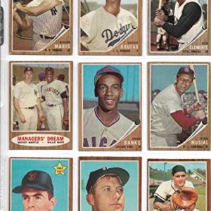 1962 Topps Baseball Card Complete Set 598 Cards EX Condition