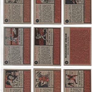 1962 Topps Baseball Card Complete Set 598 Cards EX Condition