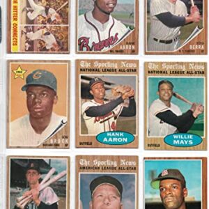 1962 Topps Baseball Card Complete Set 598 Cards EX Condition