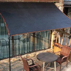 winemana 50% Black Shade Cloth, 14 x 20 FT Durable Mesh Tarp with Grommets, Garden Sunblock Shade Cloth Shading Antifreezing for Plants Cover, Greenhouse, Barns Kennel, Patio, Tomatoes