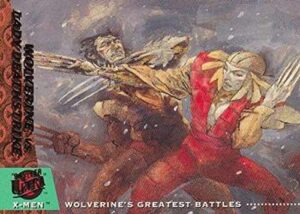 1994 fleer ultra #149 wolverine vs. lady deathstrike nonsport