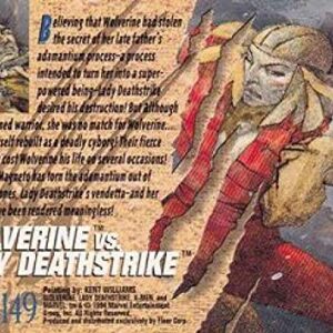 1994 Fleer Ultra #149 Wolverine vs. Lady Deathstrike NonSport