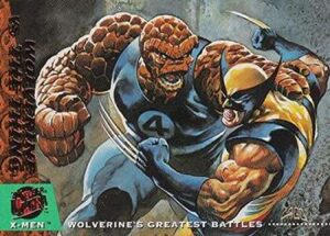 1994 fleer ultra #141 wolverine vs. the thing nonsport