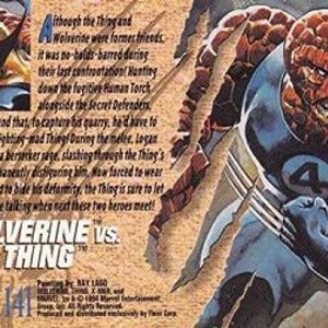 1994 Fleer Ultra #141 Wolverine vs. The Thing NonSport