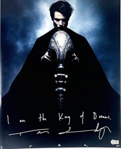 tom sturridge signed autographed sandman”lord morpheus” 16×20 photo beckett bas