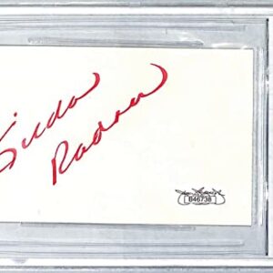 GILDA RADNER Signed Auto Saturday Night Live SNL Index Card Beckett BAS Slabbed