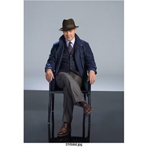 the blacklist james spader as raymond reddington seated promo wearing hat 8 x 10 inch photo