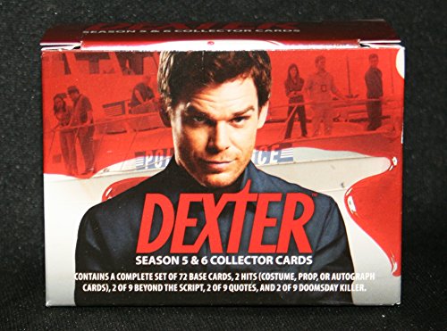 2015 Breygent Dexter Seasons 5 and 6 Trading Cards Complete Set Of 72 Base Cards Factory Sealed with Box