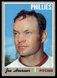 baseball mlb 1970 topps #511 joe hoerner vg very good phillies