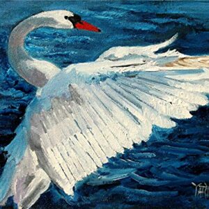 The Return, Swan By Internationally Renowned Artist Yary Dluhos