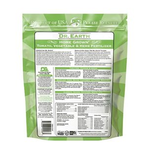 Dr. Earth Home Grown Tomato, Vegetable & Herb Fertilizer, 4lb