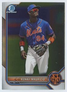 2022 bowman chrome prospects #bcp-16 ronny mauricio mets baseball mlb