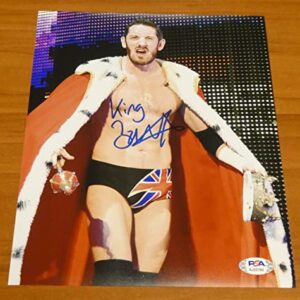 Wade Barrett Signed 8x10 Pro Wrestling Photo with PSA COA