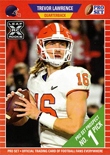 2021 Pro Set Football #PS1 Trevor Lawrence Rookie Card