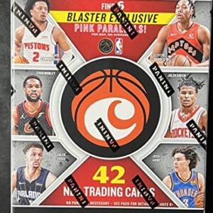 2021-22 Panini Chronicles NBA Basketball Factory Sealed Blaster Box 42 Cards 6 Packs of 7 Cards. Find 6 Blaster Exclusive Pink Parallels per box on average. Chase autographs and rare parallel Rated Rookie cards of Cade Cunningham, Josh Giddey, Scottie Bar