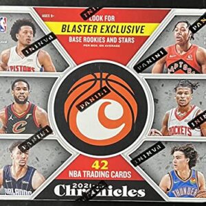 2021-22 Panini Chronicles NBA Basketball Factory Sealed Blaster Box 42 Cards 6 Packs of 7 Cards. Find 6 Blaster Exclusive Pink Parallels per box on average. Chase autographs and rare parallel Rated Rookie cards of Cade Cunningham, Josh Giddey, Scottie Bar