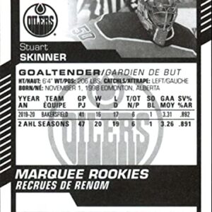 2020-21 O-Pee-Chee Update Hockey #631 Stuart Skinner RC Rookie Edmonton Oilers Marquee Rookies Official NHL Trading Card from Upper Deck Series 2 Box