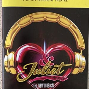 Color Playbill from & Juliet starring Lorna Courtney Stark Sands Betsy Wolfe Paulo Szot 2022