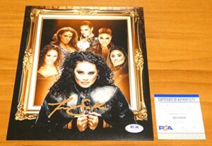 tamina snuka signed 8×10 pro wrestling photo with psa coa