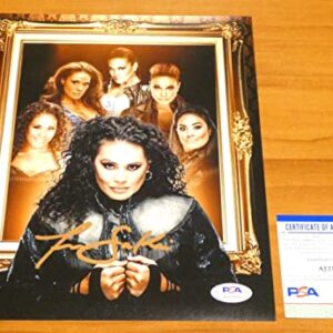 Tamina Snuka Signed 8x10 Pro Wrestling Photo with PSA COA