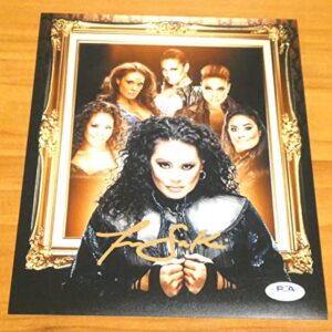 Tamina Snuka Signed 8x10 Pro Wrestling Photo with PSA COA