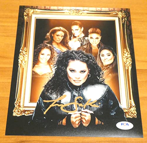 Tamina Snuka Signed 8x10 Pro Wrestling Photo with PSA COA