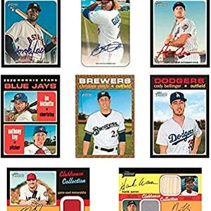 2020 Topps Heritage Baseball Factory Sealed Hobby MLB Box in classic 1971 Design 24 Packs 9 Cards Per Pack. See photo for some great possible hits Possible to be a Hot Box with a Chrome Card in every pack Amazing hits are possible. Possible Real One Autog