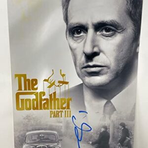 Al Pacino Signed Autograph The Godfather Part III 11x17 Movie Poster Beckett COA