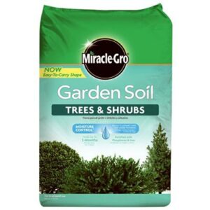 miracle gro garden soil trees & shrubs