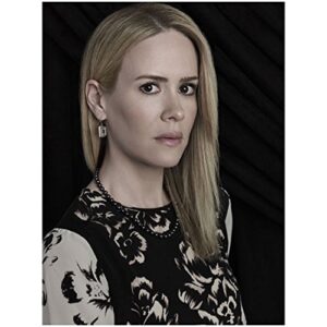 american horror story 8×10 photo sarah paulson black & white top beautiful headshot kn