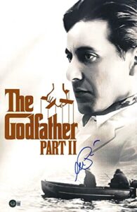 al pacino signed autograph the godfather part ii 11×17 movie poster beckett coa