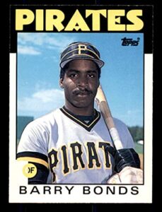 barry bonds rookie card 1986 topps traded #11t