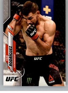 2020 topps ufc mma #32 yair rodriguez featherweight official ultimate fighting championship trading card