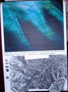 dennis oppenheim “mud flat” signed & designated