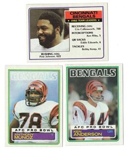 1983 topps football team set – cincinnati bengals