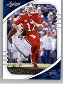 2020 panini absolute #65 josh allen buffalo bills football card