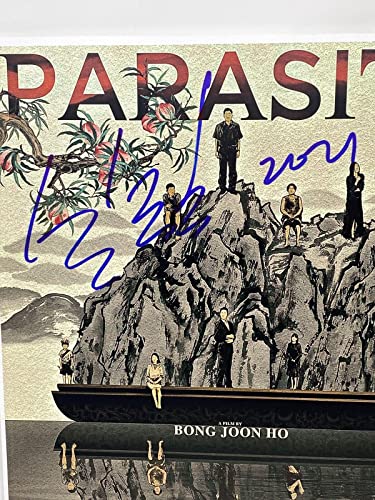 Bong Joon-ho Signed Autographed Parasite Movie Poster 12x18 Director Beckett COA