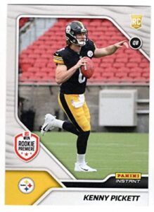 kenny pickett rc 2022 panini instant rps first look rookie /1776#fl11 nm+-mt+ nfl football rookie premiere steelers