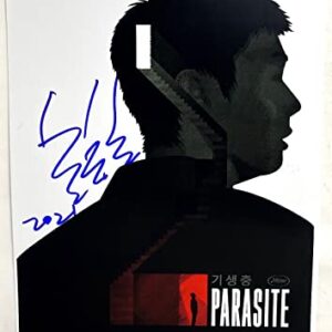 Bong Joon-ho Signed Autographed Parasite Movie Poster 12x18 Director Beckett COA