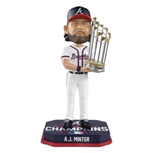 a.j. minter atlanta braves 2021 world series champions bobblehead mlb