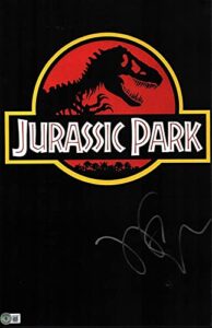 jeff goldblum signed autographed jurassic park 11×17 movie poster beckett coa