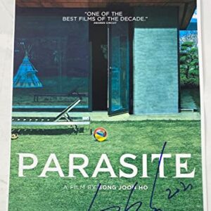 Bong Joon-ho Signed Autographed Parasite Movie Poster 12x18 Director Beckett COA