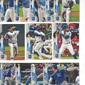 Kansas City Royals/Complete 2020 Topps Royals Baseball Team Set! (21 Cards Series 1 and 2) Plus Bonus George Brett Card!