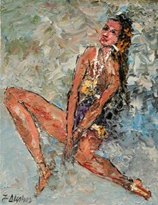 sold influencer, girl model by internationally renown artist andre dluhos