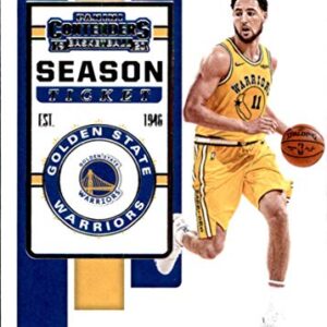 2019-20 Panini Contenders Basketball #62 Klay Thompson Golden State Warriors Basketball Card