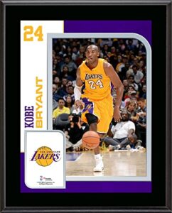 kobe bryant los angeles lakers 10.5” x 13” sublimated player plaque – nba player plaques and collages