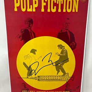 Quentin Tarantino Signed Autographed Pulp Fiction 12x18 Movie Poster Beckett COA