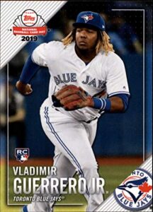 2019 topps national baseball card day #ntcdg-2 vladimir guerrero jr rc rookie toronto blue jays mlb baseball trading card