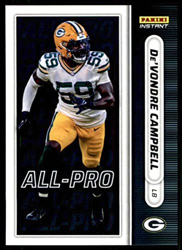 Football NFL 2021 Panini Instant All Pro #AP18 De'Vondre Campbell Packers